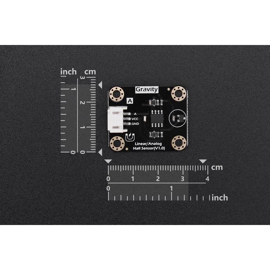 DFRobot Gravity Linear / Analog Hall Effect Sensor with +/-1200 GS ...